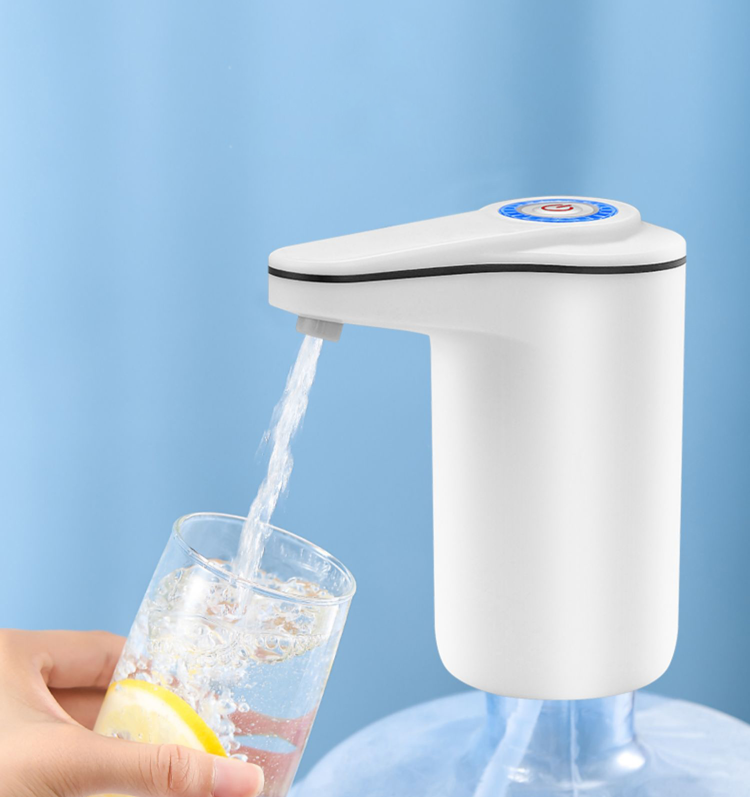 Black Or White USB Rechargeable Water Pump from China manufacturer ...