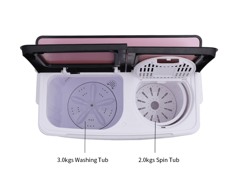 DC Solar 12V Glass Panel Twin Tub Washing Machine from China ...