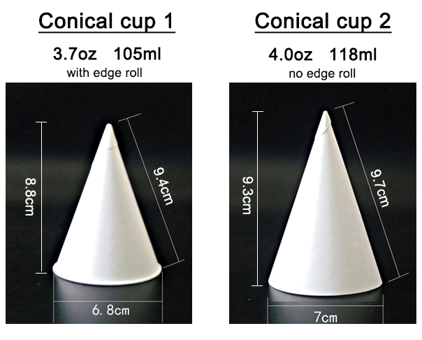 Disposable Conical Cup without Edge Roll for Stations from China ...